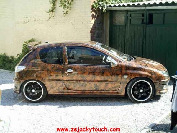 peugeot 206 peinture vomi touch jacky tuning 1 | ZE JACKY TOUCH / 100% ...